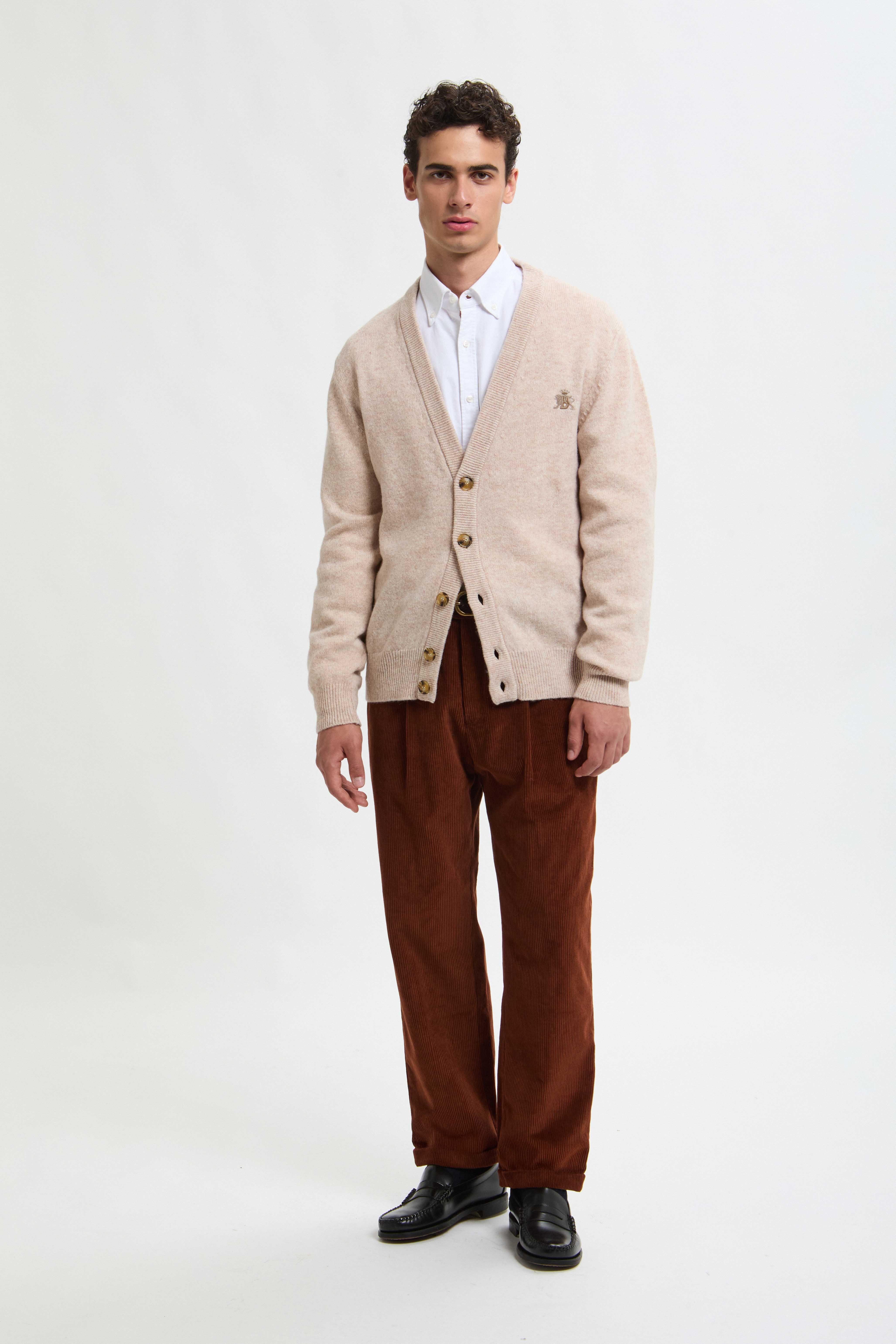 SHETLAND CARDIGAN Antique white by Baracuta | Men | WP Store