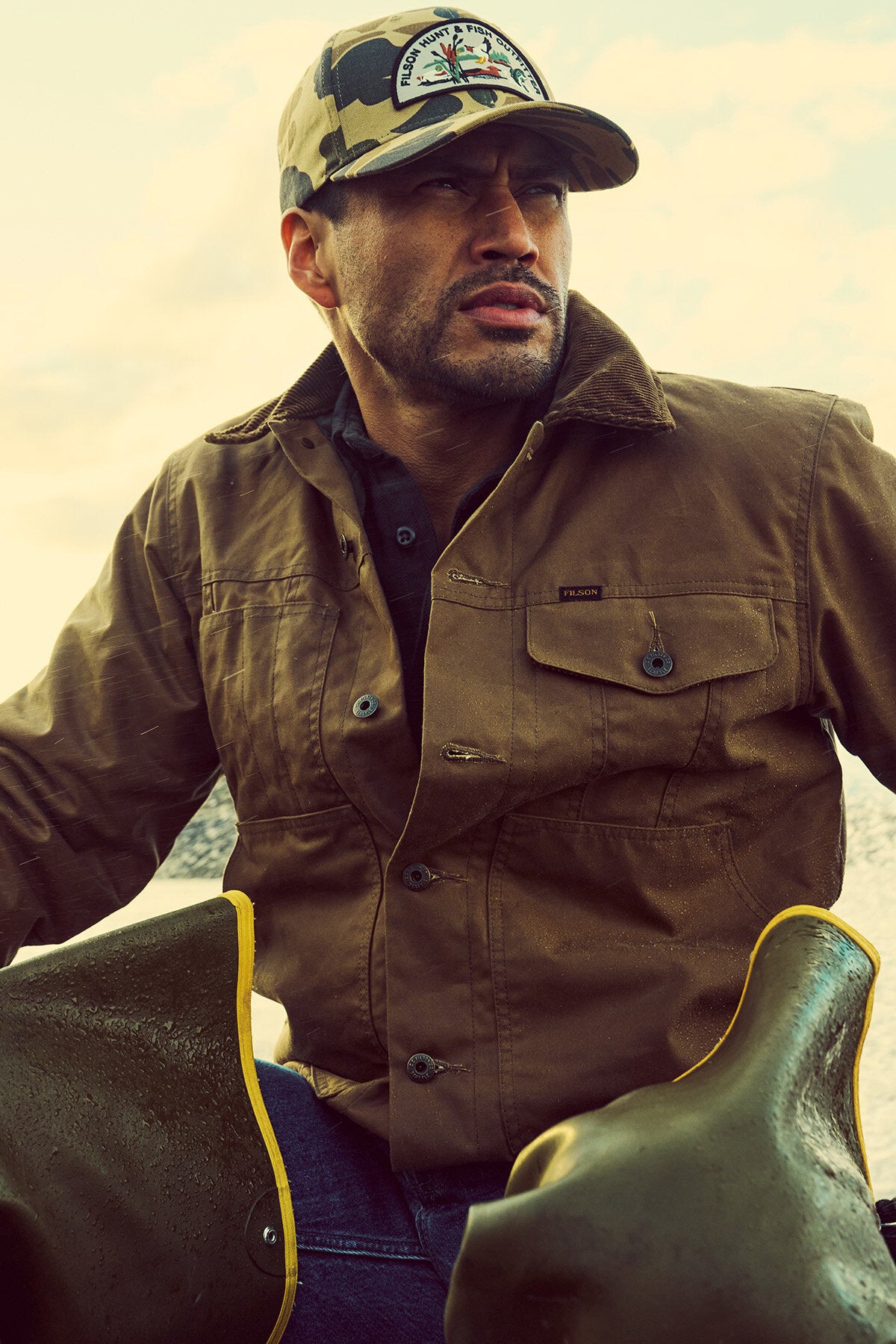 LOGGER CAP Tan camo / hunt fish by Filson Man | Men | WP Store