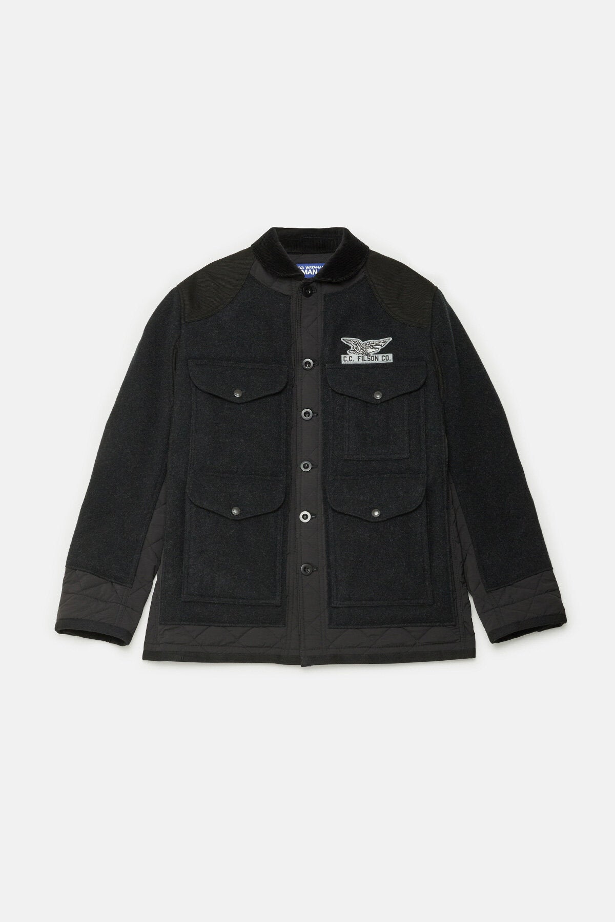 FILSON X JUNYA WATANABE PADDED WOOL JACKET Charcoal / black by Filson ...