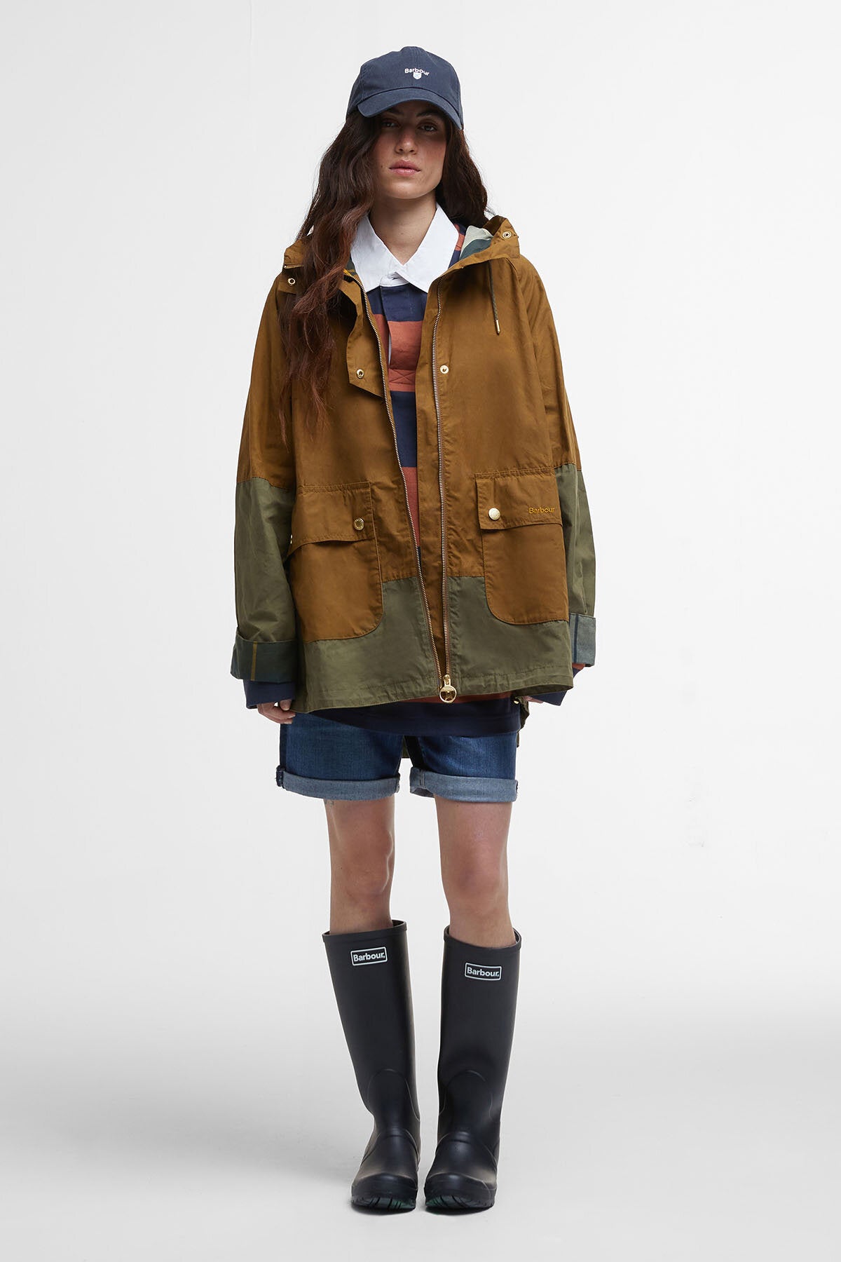 Barbour Hayley Showerproof Jacket Breen/dusky green/an by Barbour Lady ...