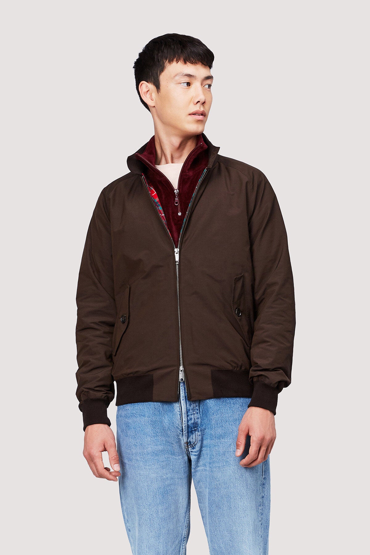 G9 Harrington Jacket Chocolate by Baracuta | Men | WP Store