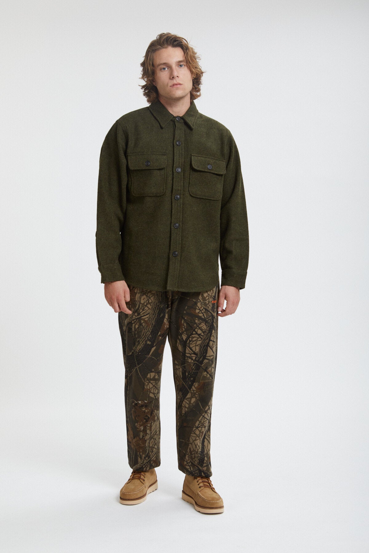 CPO WOOL JAC-SHIRT Forest green by Filson Man | Men | WP Store